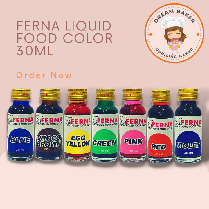 Ferna Liquid Food Color 30ml Exp Jan-Feb 2023 | Lazada PH