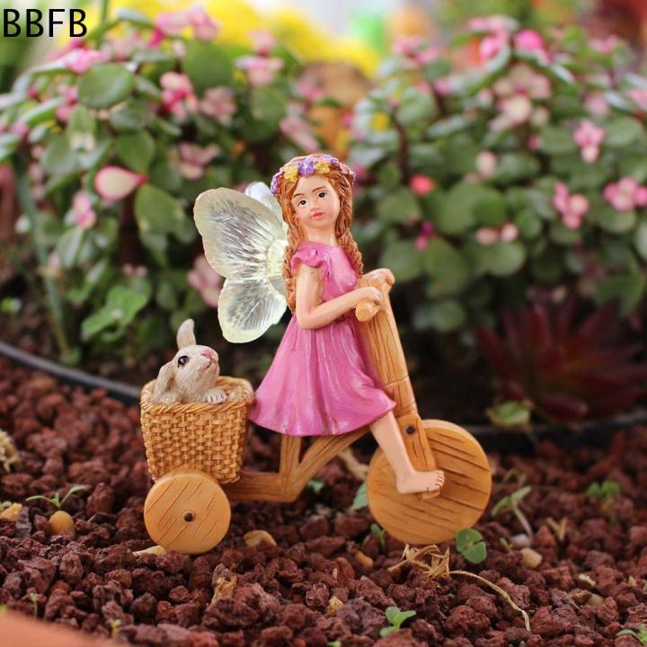 BBFB เรซิน รูปปั้นในสวนนางฟ้า สร้างสรรค์และสร้างสรรค์ น่ารักน่ารักๆ รูป ...