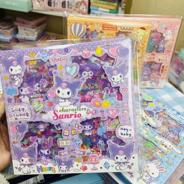 Sticker Comel Sanrio 32pcs Kuromi Cinnamoroll Melody Kitty Untuk Buku ...