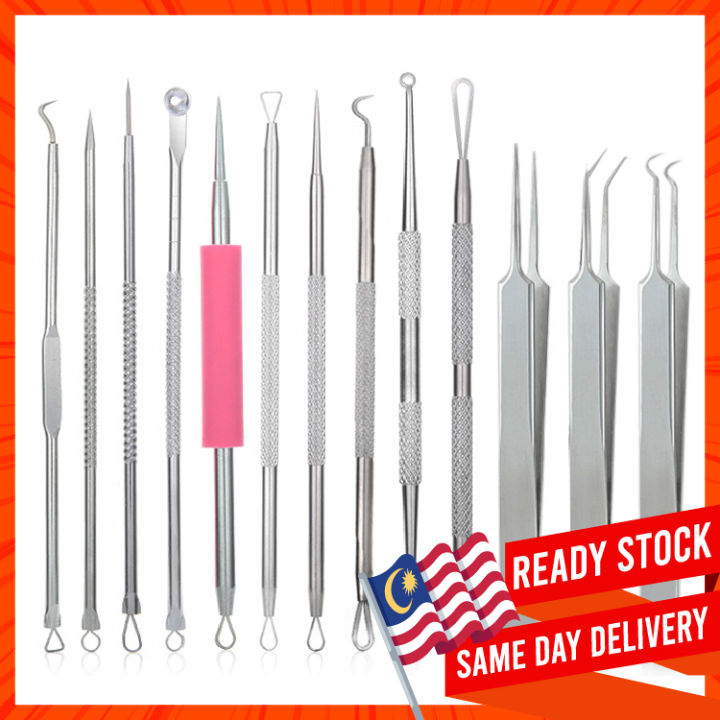 GOSB Stainless Steel Acne Pimple Needles Blackhead Remover Treatment ...