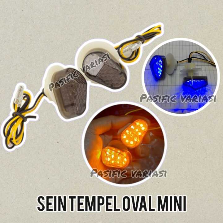 Lampu Sein Tempel Fairing Oval MIni Model D90 / Model Jempol Oval Universal | Lazada Indonesia