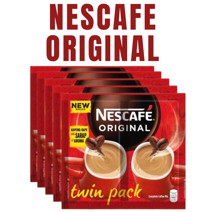 NESCAFE Original 3-in-1 Coffee Twin Pack (10 twin pack) | Lazada PH