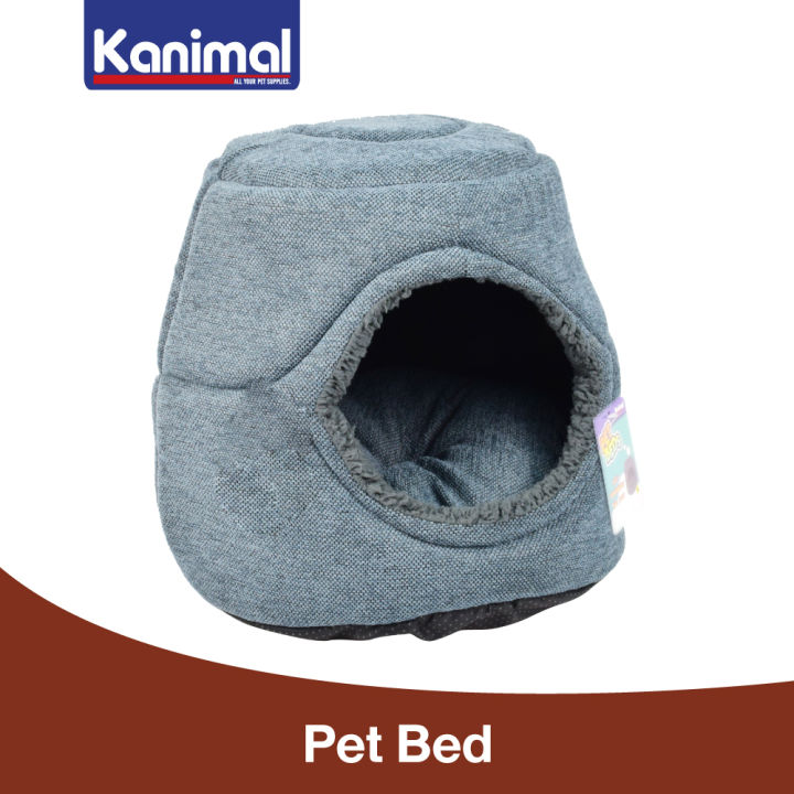 Kanimal Pet Bed ที่นอนสุนัข ที่นอนแมว ที่นอนโดมพับได้ นุ่มสบาย ซักได้ วัสดุผ้าคุณภาพดี Size M ...