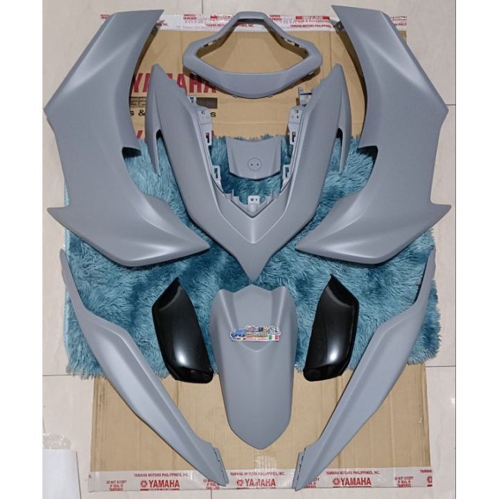 Matte Grey Body kit for Yamaha Aerox Version 2 (YGP100%) | Lazada PH