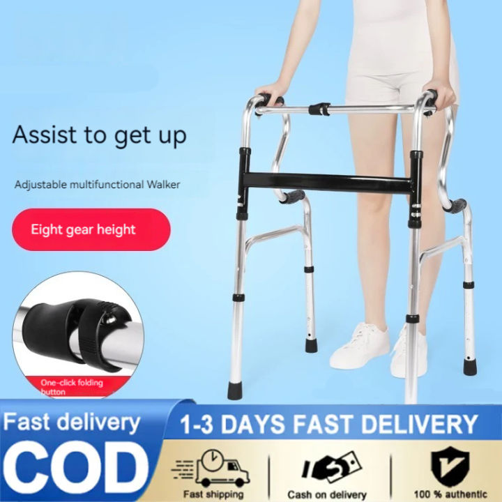 【LOCAL SHIP】Black Adult Walker for elderly adult Multi-functional ...