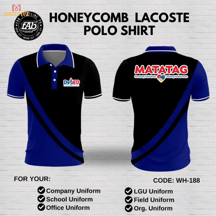 DEPED MATATAG POLO UNIFORM FULL SUBLIMATION POLO-Shirt FOR Men AND ...