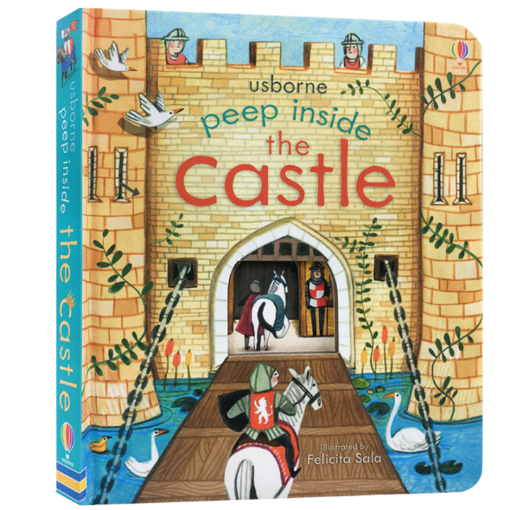 Peep Inside The Castle Hardcover Usborne Activity Book Board Book Fairy ...
