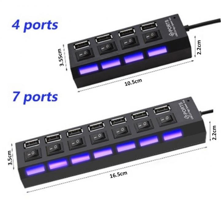 new RYRA USB 2.0 Hub USB Hub 2.0 Multi USB Splitter Hub Use Power ...
