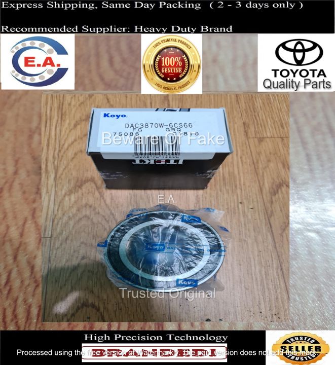 (Front)ABS Original JAPAN 2015-2022 Toyota Avanza Front Wheel Bearing ...