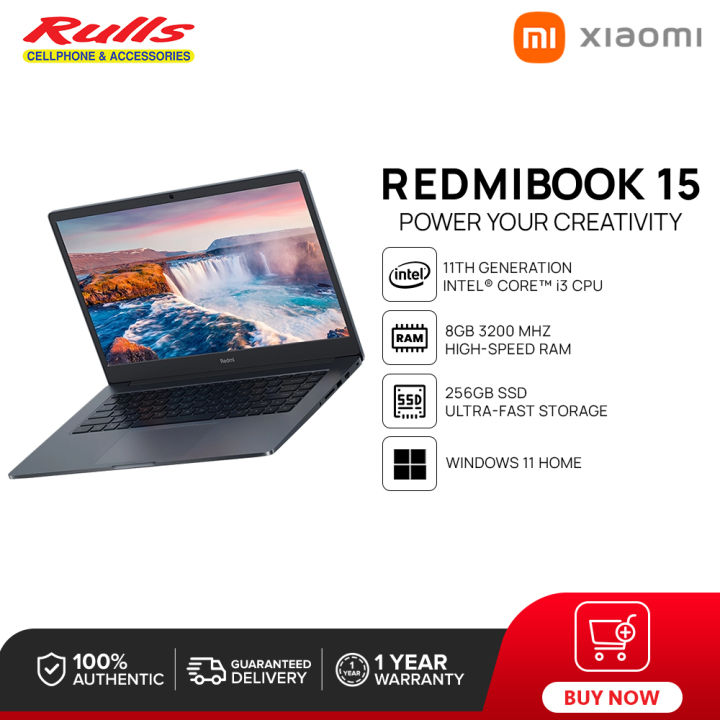 Xiaomi RedmiBook 15 Laptop | 11th Gen Intel Core i3 CPU | 8GB 3200MHz ...