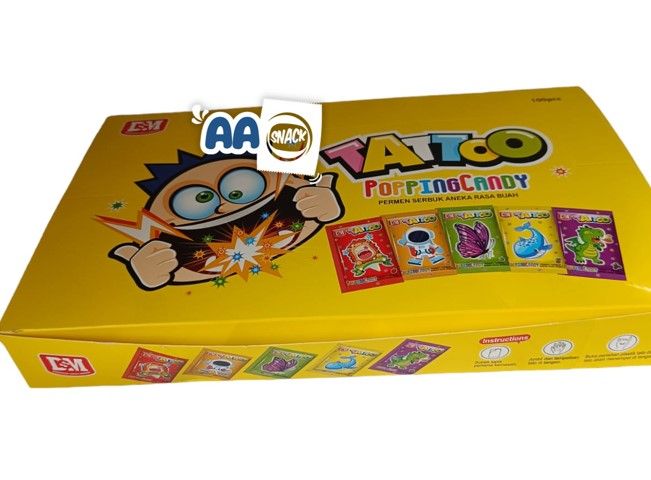 DSM TATOO PERMEN POPPING ISI 100 | Lazada Indonesia