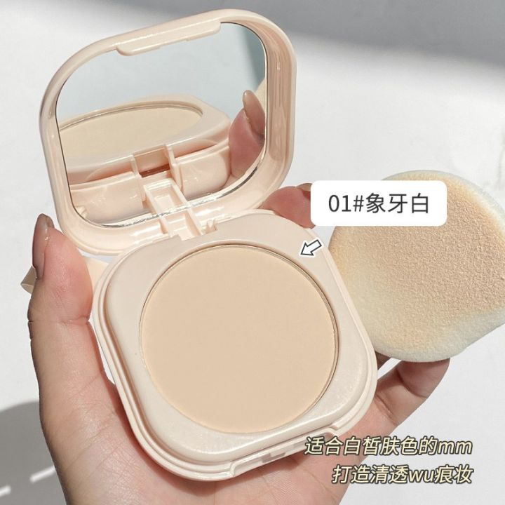 NOVO Makeup Powder With Puff Waterproof Matte Flawless Full Coverage ...