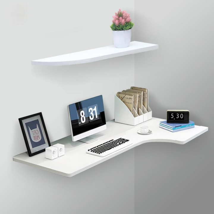 Meja Lipat Tempel Dinding Hias Kamar Aesthetic - Meja Laptop/Komputer ...