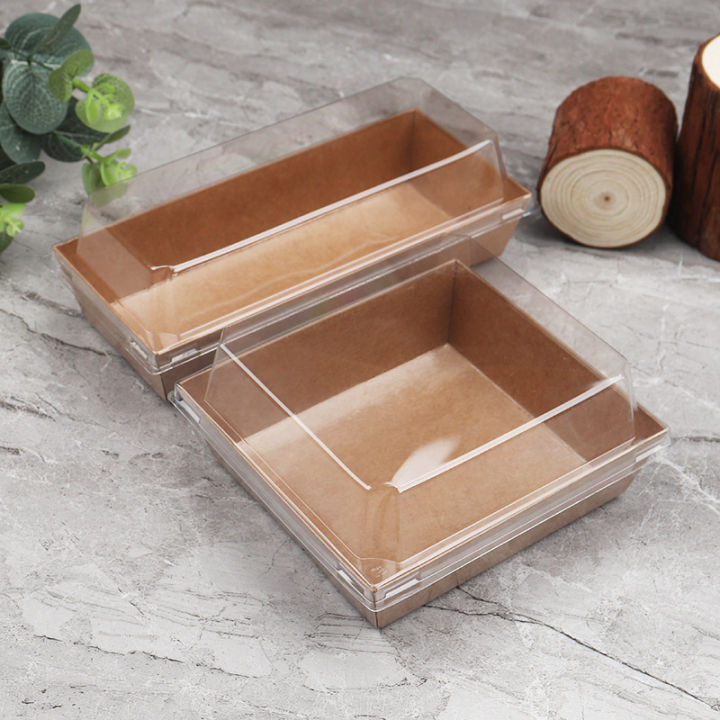 [Premium] Kraft/White Paper Square and Rectangular Cake Box with ...