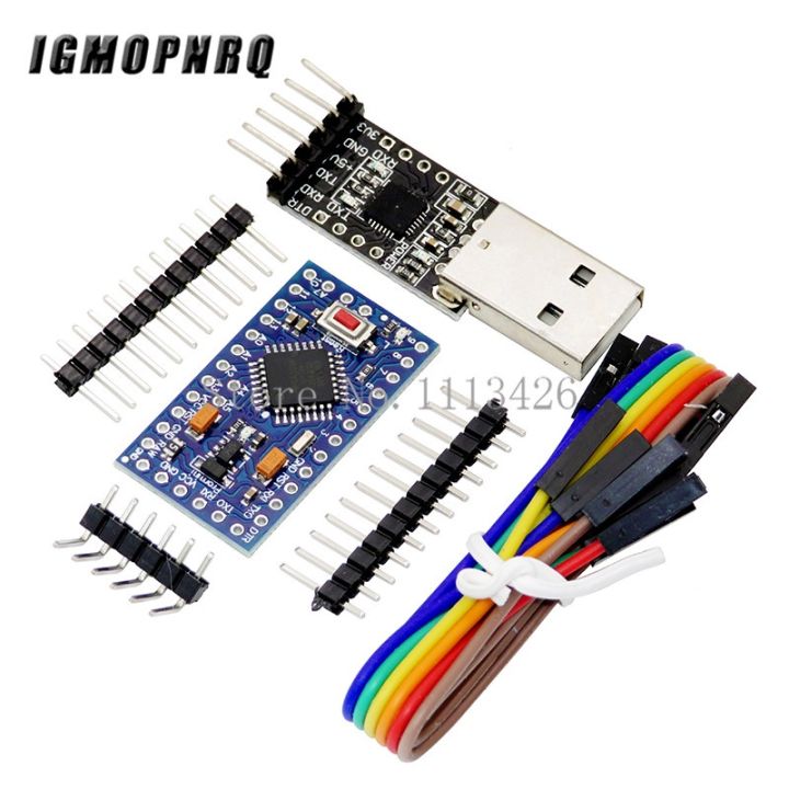 1pcs 6pin Cp2102 Usb 20 để Ttl Mô đun Uart 1pcs Pro Mini Mô đun Atmega328 5v 16m Cho Arduino