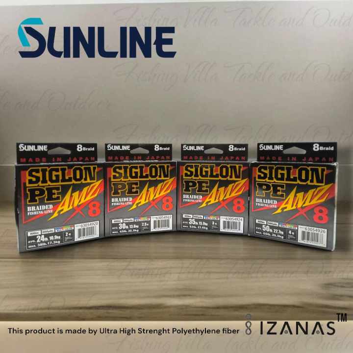 Sunline SIGLON AMZ X8 Braid Line | Lazada PH