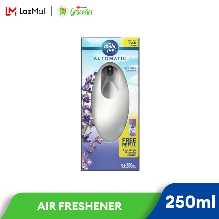 Ambi Pur Air Freshener Lavender Breeze InstantMatic Spray Starter Kit ...