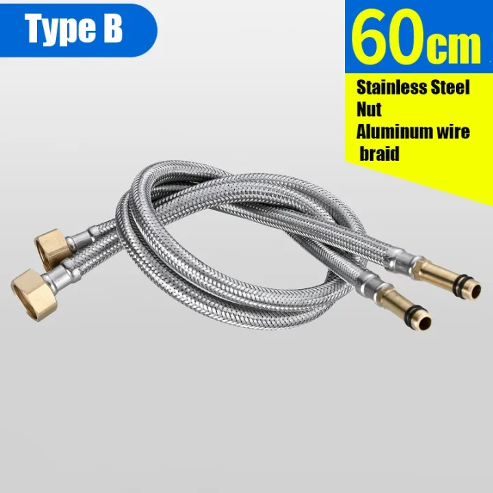304 Stainless Steel Pipe Inlet Pipe, Flexible Shower Hose, Bathroom ...