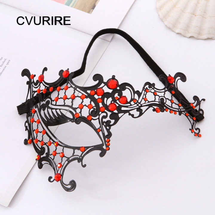 Cvurire【Ready!】Chinese Style Metal Inlaid Red Diamond Ultra Thin ...