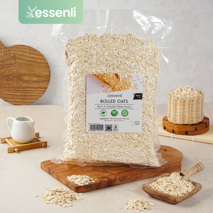 Organic Rolled Oat / Instan Oat / Gandum Utuh 1kg | Lazada Indonesia