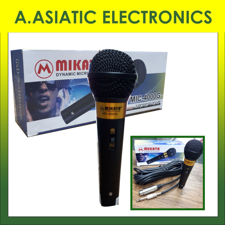 Mikata (MIC-4000G) Dynamic Wired Microphone | Lazada PH