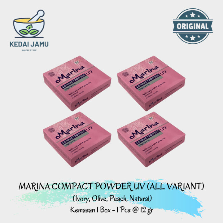 MARINA COMPACT POWDER UV (ALL VARIANT) 12 GRAM | Lazada Indonesia