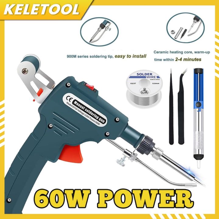 Auto Welding Automatic Feed Soldering Iron Gun 60W 220V Electric ...