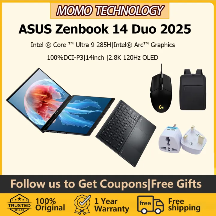 [2 Years ASUS Warranty] ASUS Zenbook 14 Duo 2025 Laptop/ASUS Ultra9 ...
