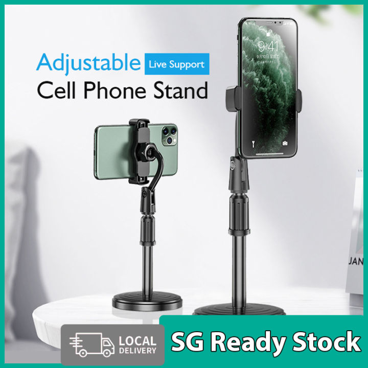【SG Stock】Universal Phone Stand Retractable Mobile Phone Desktop Holder ...