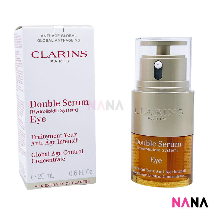 Clarins Double Serum Eye Global Age-Control Concentrate 20ml | Lazada ...