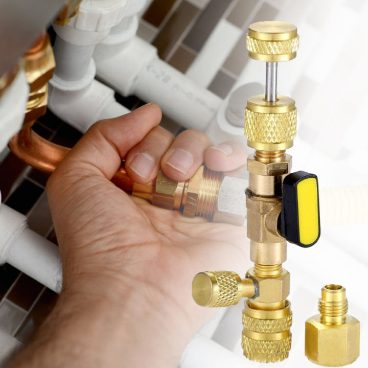 Valve Core Remover Installer Tool Kit with Dual Size SAE 1/4 & 5/16 ...