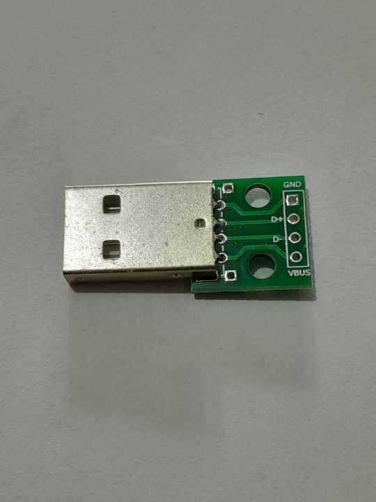 USB MALE TO PCB USB MALE TO DIP BREAKOUT TYPE A CONNECTOR | Lazada ...