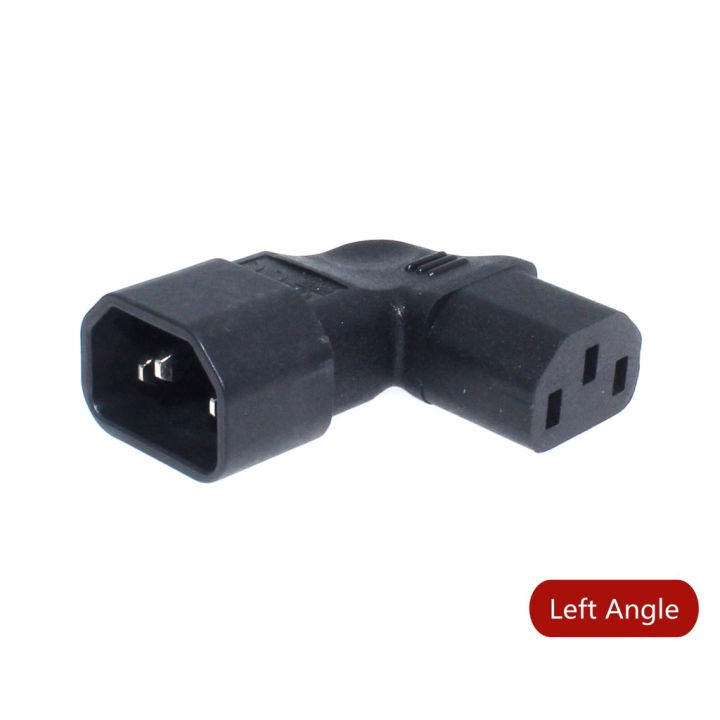 IEC Connectors IEC 320 C14 male to C13 famale Vertical Right/ Left ... IEC Connectors IEC 320 C14 male to C13 famale Vertical Right/ Left ...