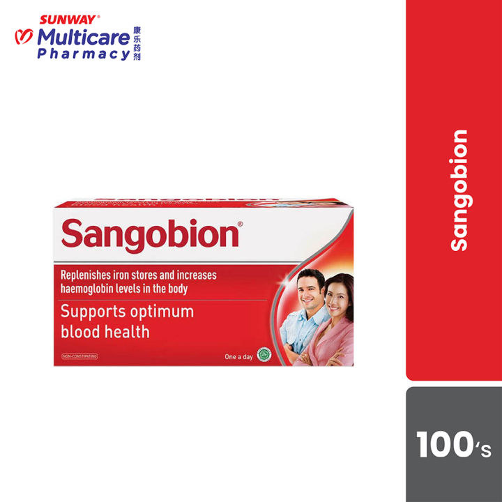 Sangobion Capsule (100's) | Lazada