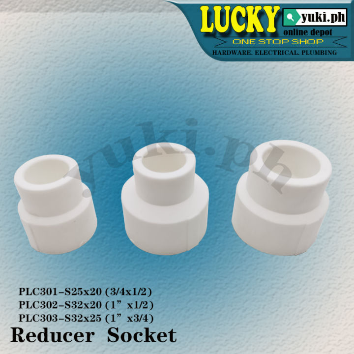 PPR REDUCER SOCKET PIPE FITTINGS ( 3/4x1/2 , 1"x1/2 , 1"x3/4 ) SOLD PER ...