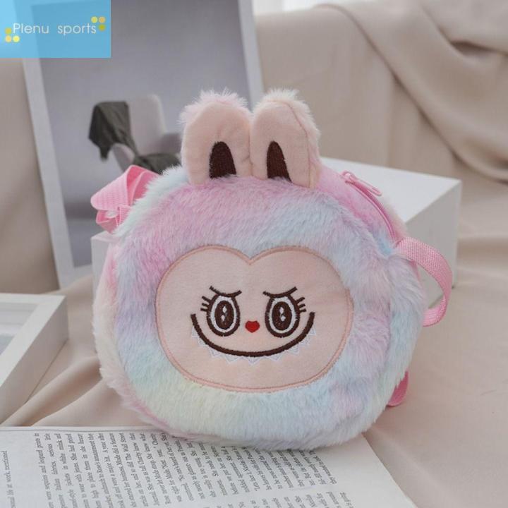 PLENU Korean Style Labubu Crossbody Bag Color Cartoon Plush Labubu Bag ...