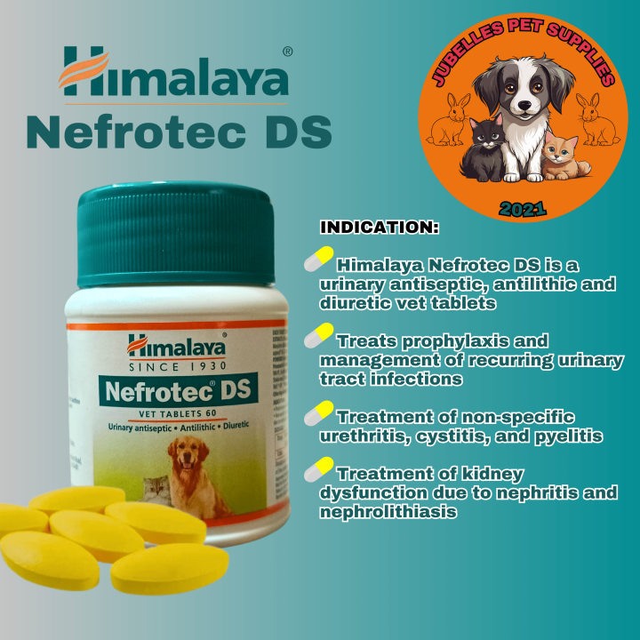 Himalaya Nefrotec DS for Dogs and Cats (60 tablets) | Lazada PH