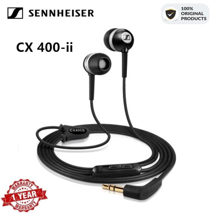 OriginalสำหรับSennheiser CX400-ii 3.5มม.หูฟังแบบมีสายเบสเเม่นยํา-Driven ...