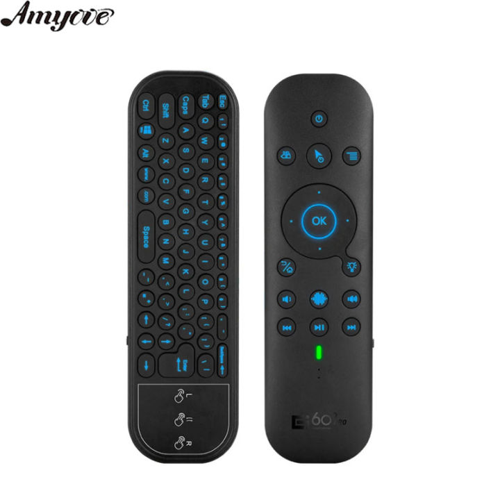 G60S Pro Universal Remote Control TV Replacement TVs Remote 2.4GHz & BT ...