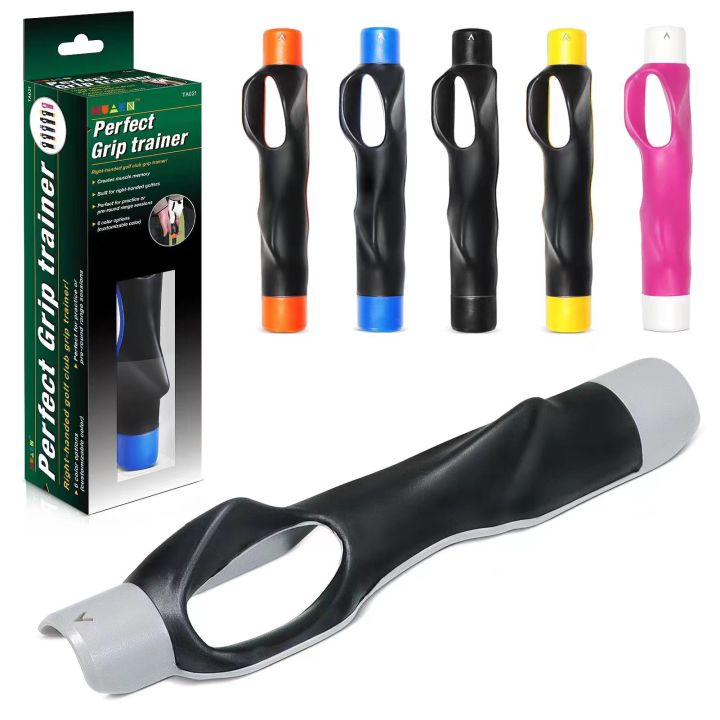 【In-demand】 Golf Grip Trainer Attachment Outdoor Golf Swing Trainer ...