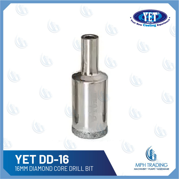 YET 16MM HIGH QUALITY Diamond Core Drill Bit for glass, marble, stone ...