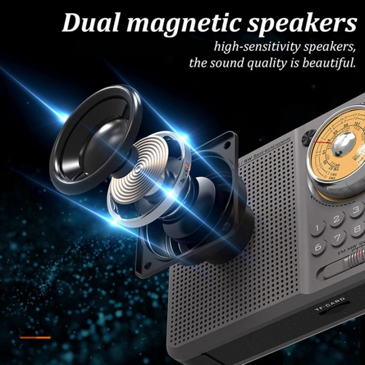 SANSUI 1 Piece F23 Radio Portable FM AM SW All Wave Receiver Built-in ...