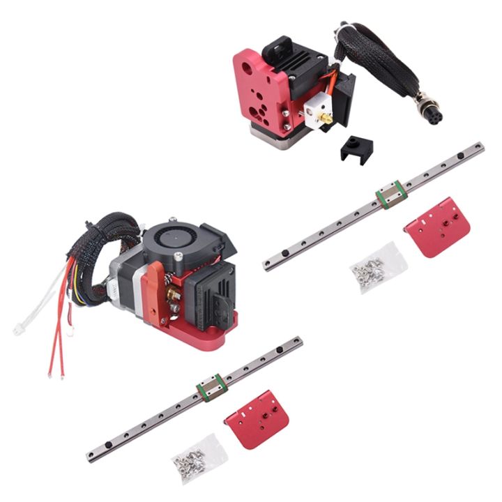 Extruder Direct Drive Upgrade Kit with Linear Rail Slide Kit X Axis Linear Guide Kit with ...