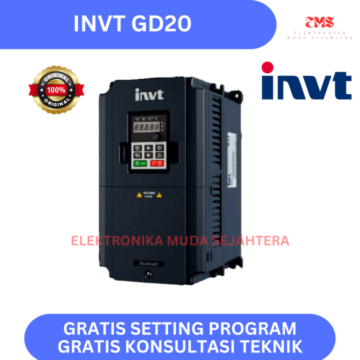VFD INVERTER INVT GD20-011G-4 11KW 15HP 380V 3 PHASE VARIABLE FREQUENCY DRIVE | Lazada Indonesia