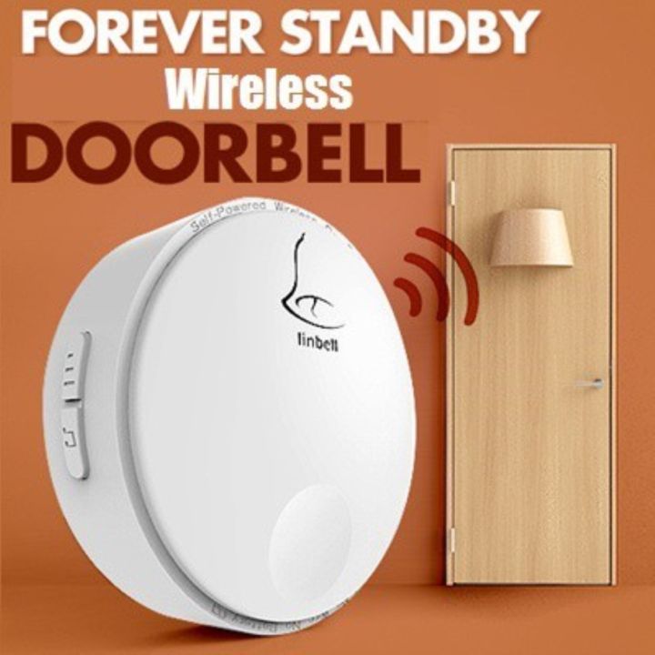 Linbell G2-SG plug Self-Powered Wireless Doorbell-Smart Door bell-No ...