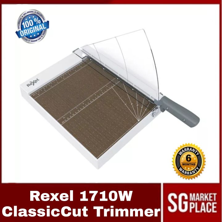 Rexel 1710W Paper ClassicCut Trimmer. A3 Cutter EdgeGlow LED Feature ...