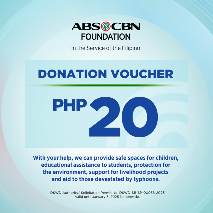 ABS-CBN Foundation P20 Donation Voucher | Lazada PH