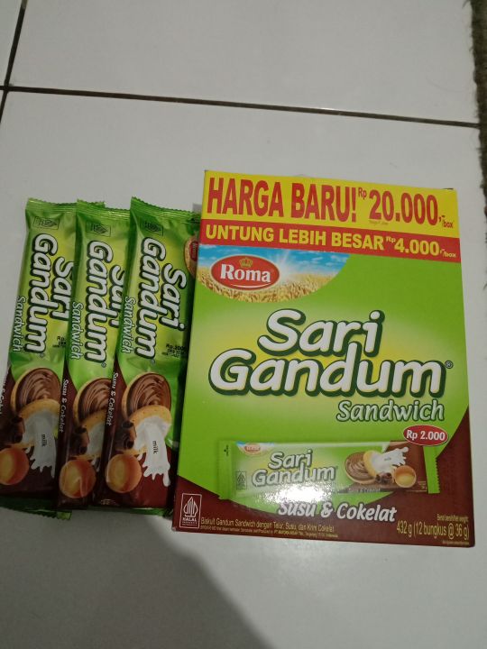 Roma Sari Gandum Sachet Susu & Coklat | Harga Per Sachet | Lazada Indonesia
