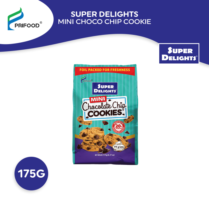 Super Delights Mini Choco Chip Cookie 175g | Lazada PH