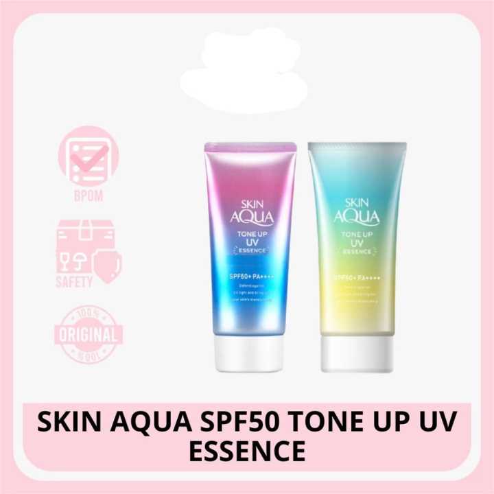 SKIN AQUA Sunscreen SPF 50 PA+++ Tone Up UV Essence 40gr | Lazada Indonesia